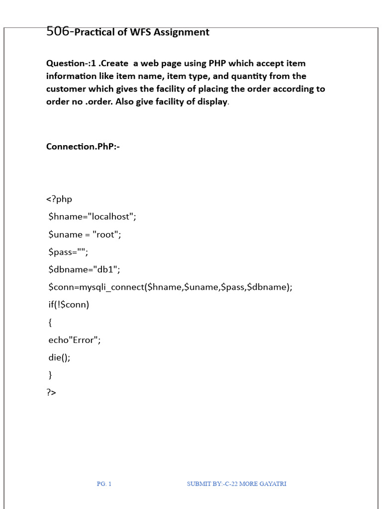 Gayu | PDF | Php | User (Computing)