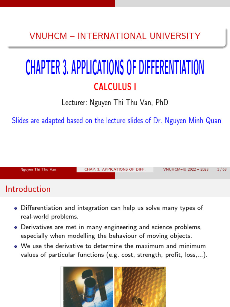 Chapter3 Handout 2022-2023 | PDF | Zero Of A Function | Integral