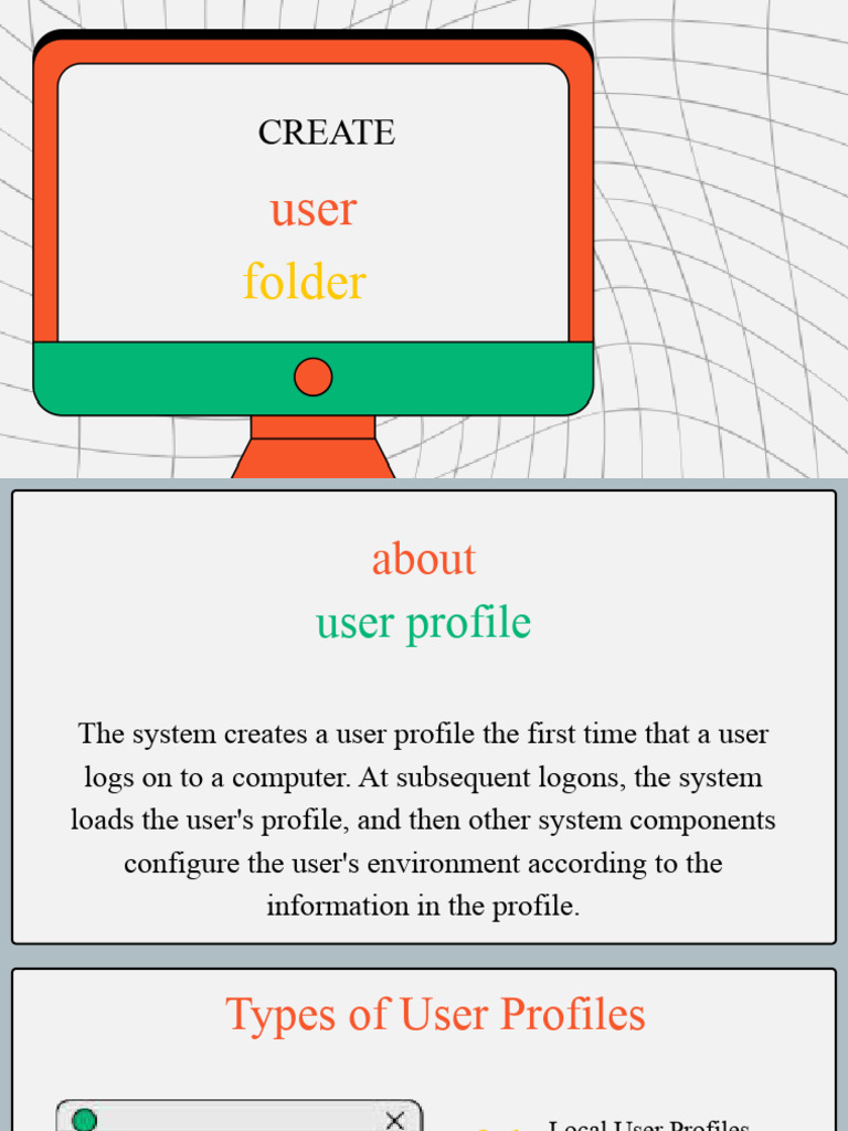Create User Folder | PDF | Windows Registry | Data Management