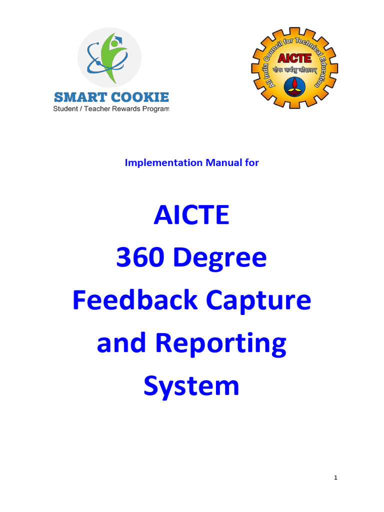 AICTE 360 Feedback System Guide | PDF | Microsoft Excel | Login