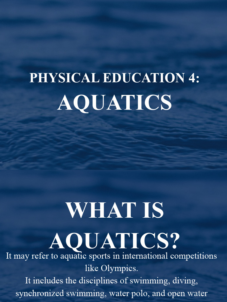 2 Aquatics | PDF