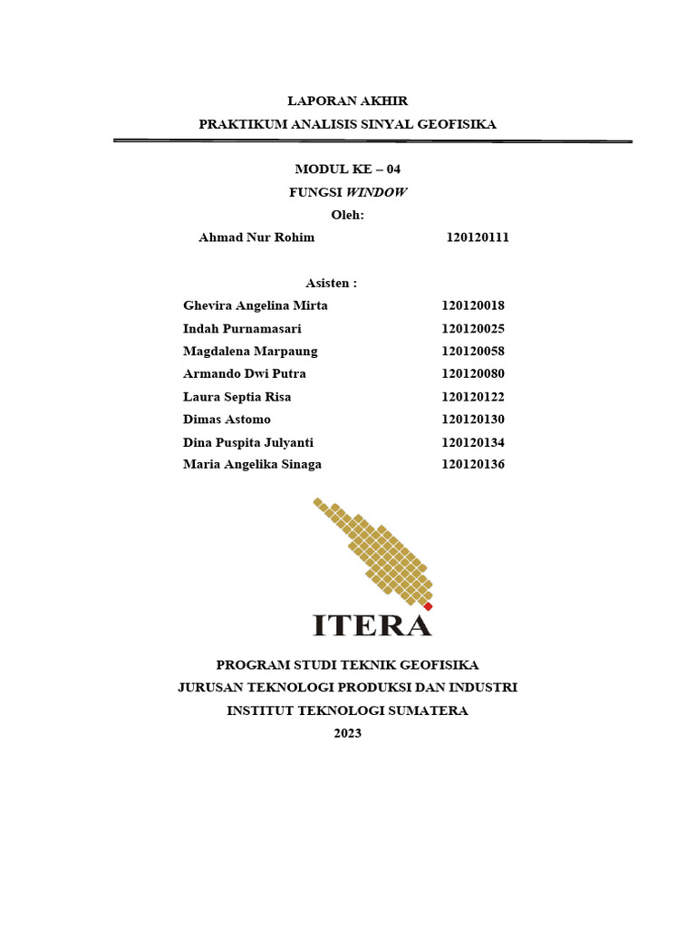 Ahmad Nur Rohim - C - LAASG - Modul04 | PDF