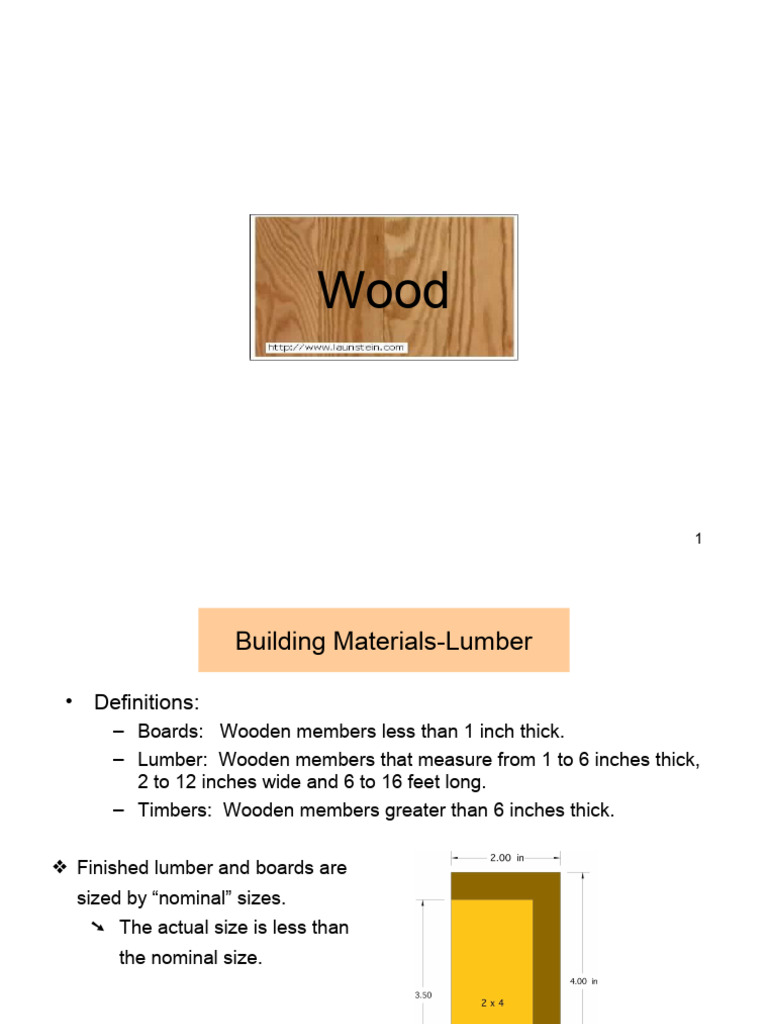 4 Wood | PDF | Wood | Lumber