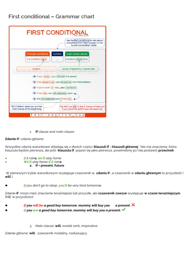 First conditional | PDF