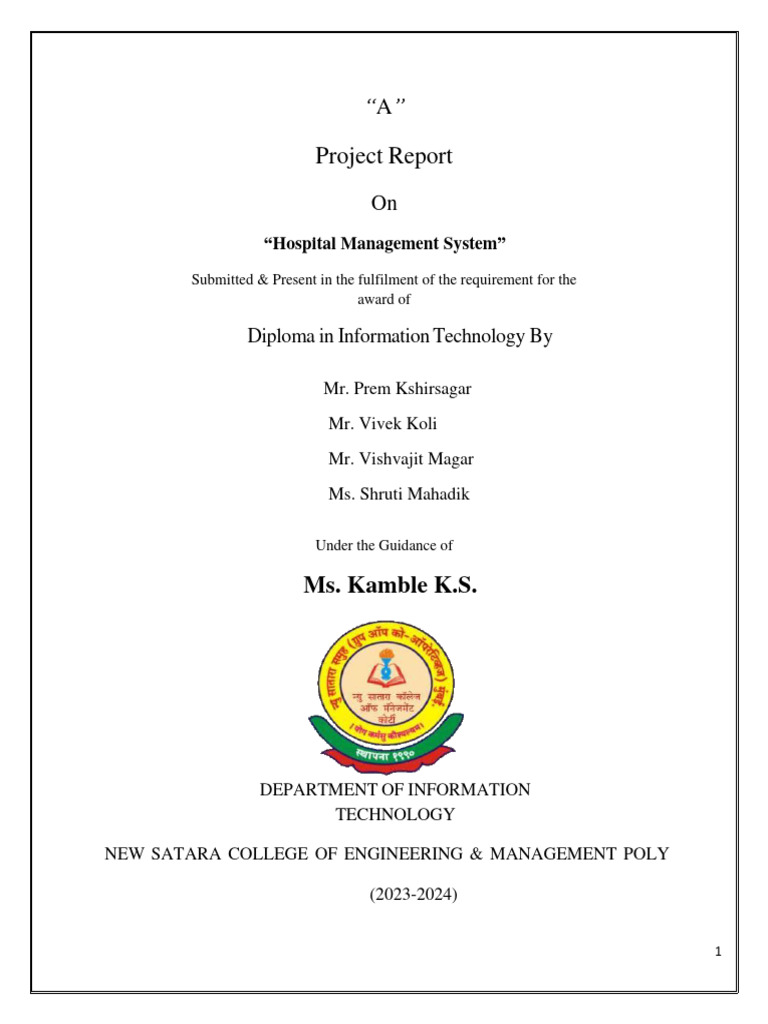 JPR Project | PDF | Electronic Health Record | Medical Error