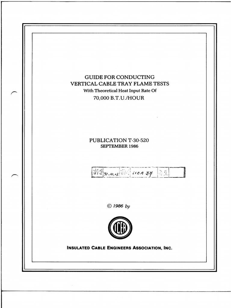 ICEA T-30-520 (Ed1.0 1986.09) | PDF