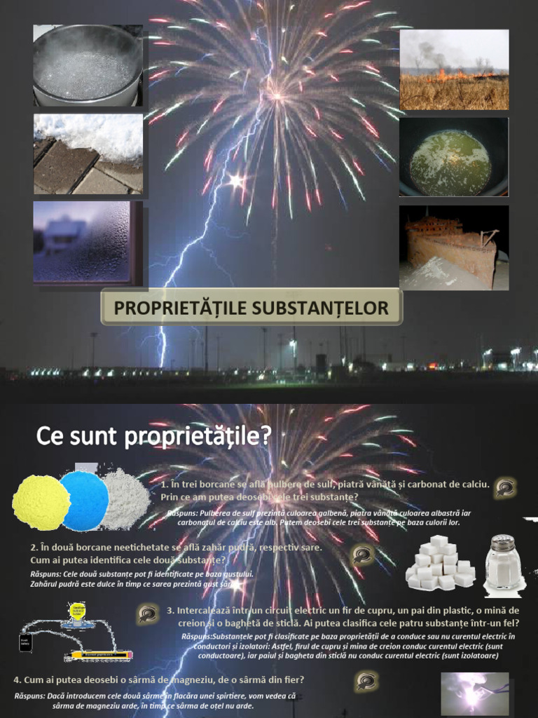 Proprietatile Substantelor | PDF