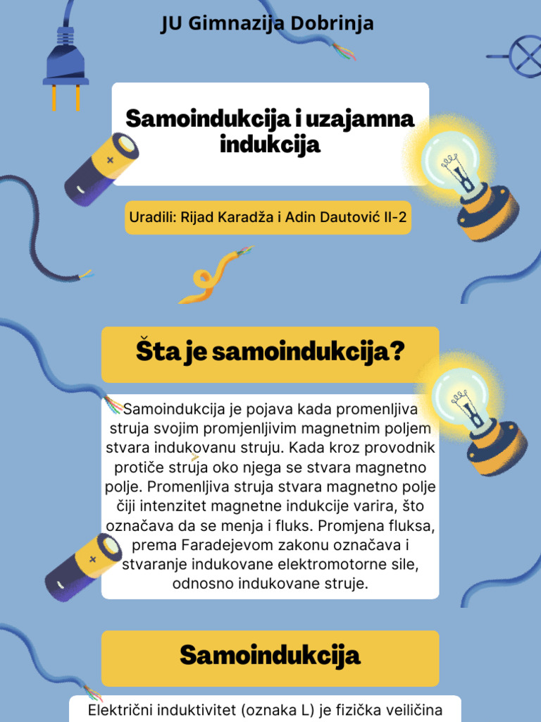 Samoindukcija I Uzajamna Indukcija | PDF