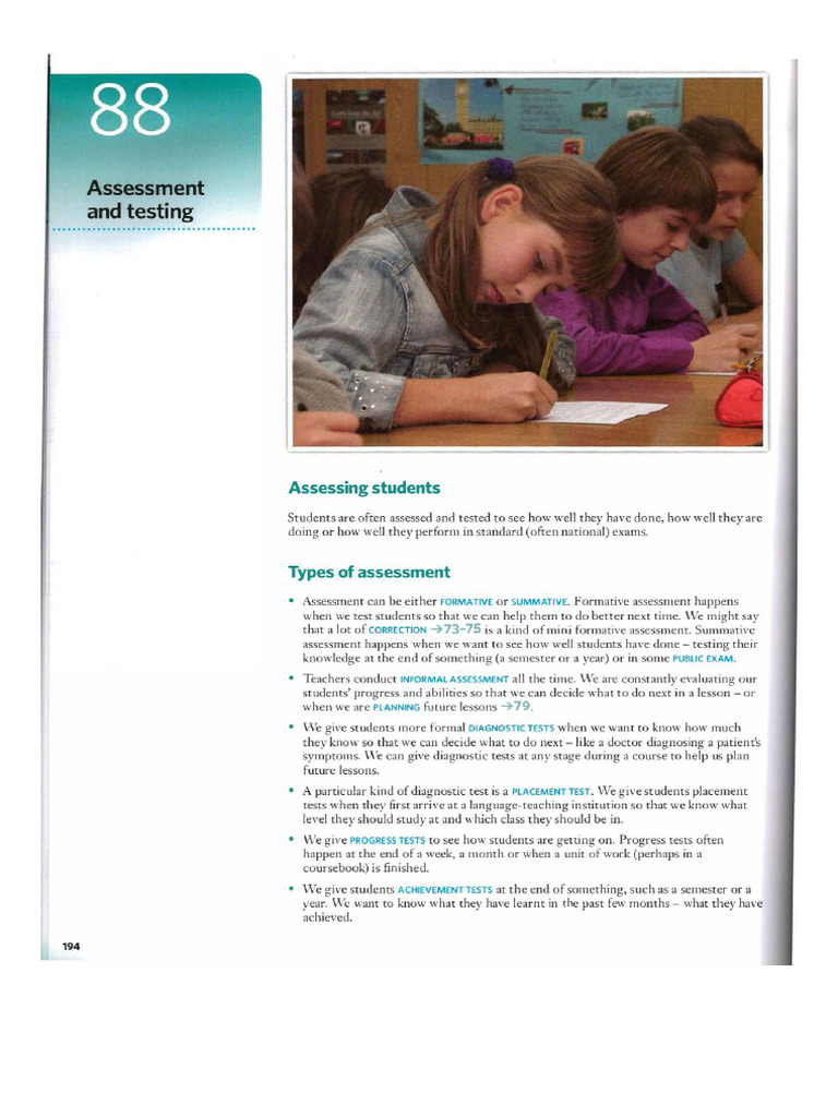 Harmer - Essential Teacher Knowledge - Assessment and Testing | PDF