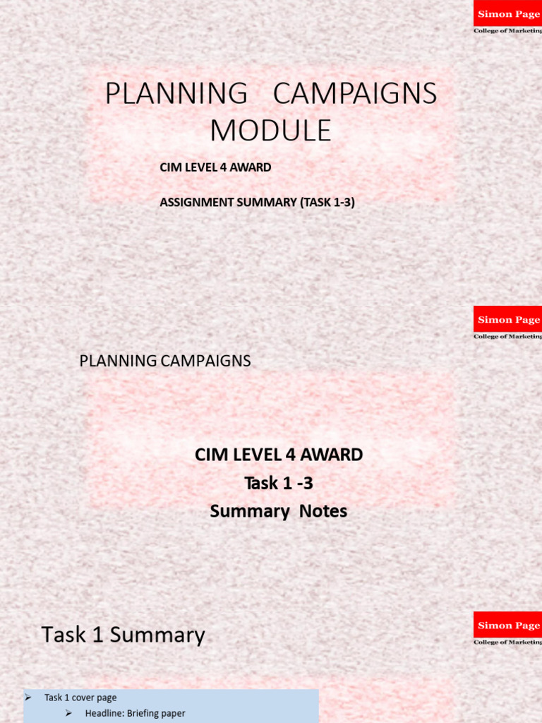 PC - Task 1-3 Summary Notes | Download Free PDF | Advertising | Human ...