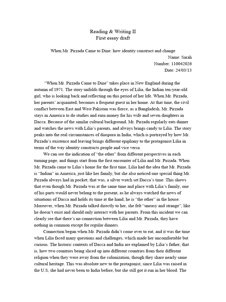First Essay Draft | PDF | Mystery, Thriller & Crime Fiction