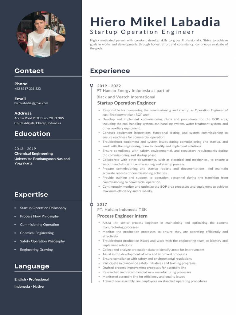 Black White Minimalist CV Resume | PDF