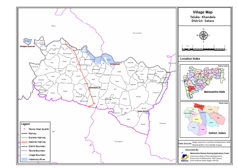 Khandala Taluka Map Overview | PDF