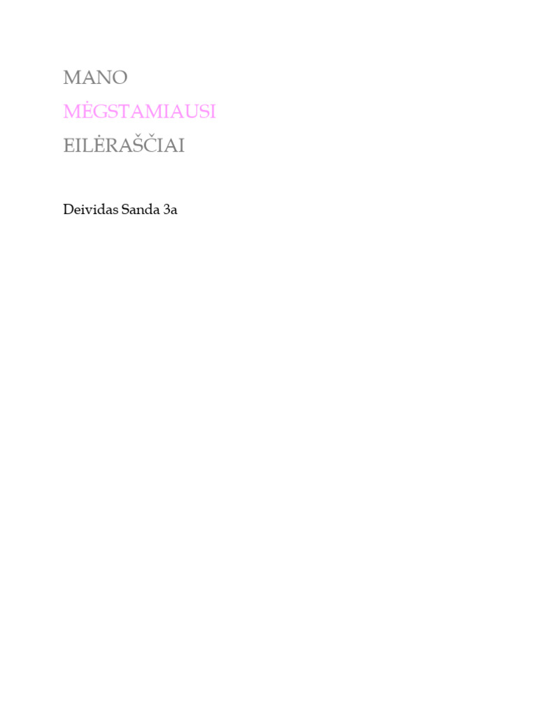 Justinas Marcinkevicius 1 | PDF