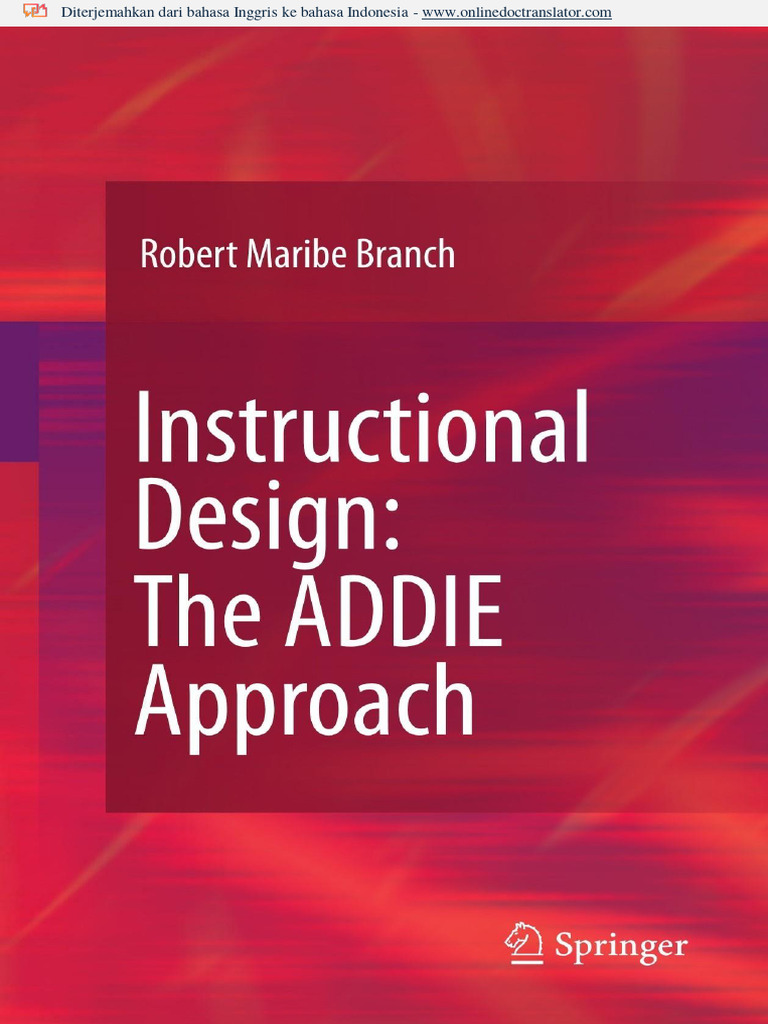 Pendekatan ADDIE dalam Desain Instruksional | PDF