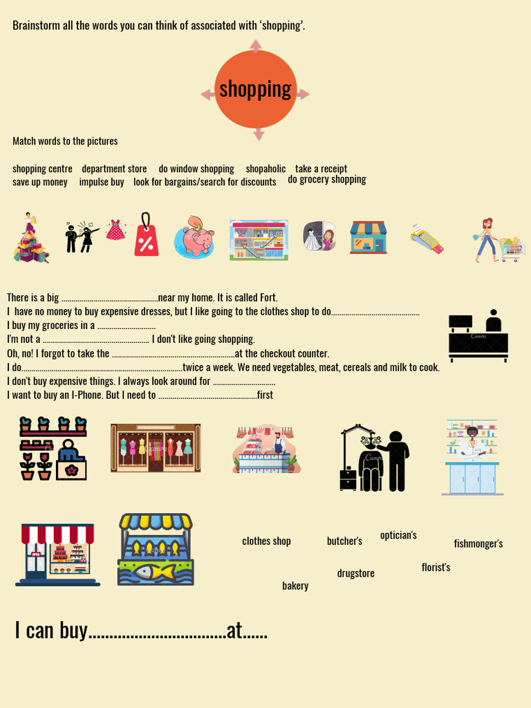 Shopping Lesson Polina | PDF | Grocery Store | Marketing