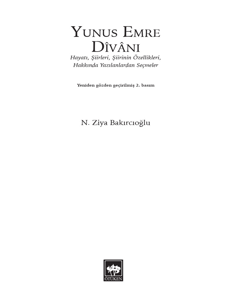 Yunus Emre Divani | PDF