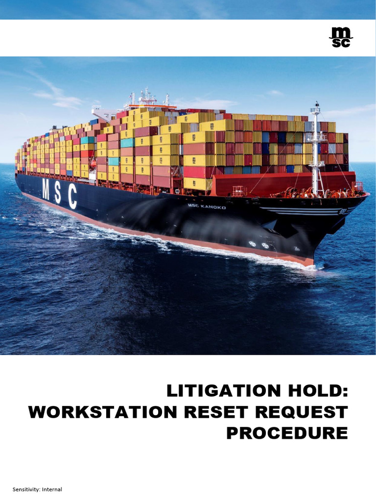 LH Workstation Reset Request Procedure - V1 | PDF | Tablet Computer ...