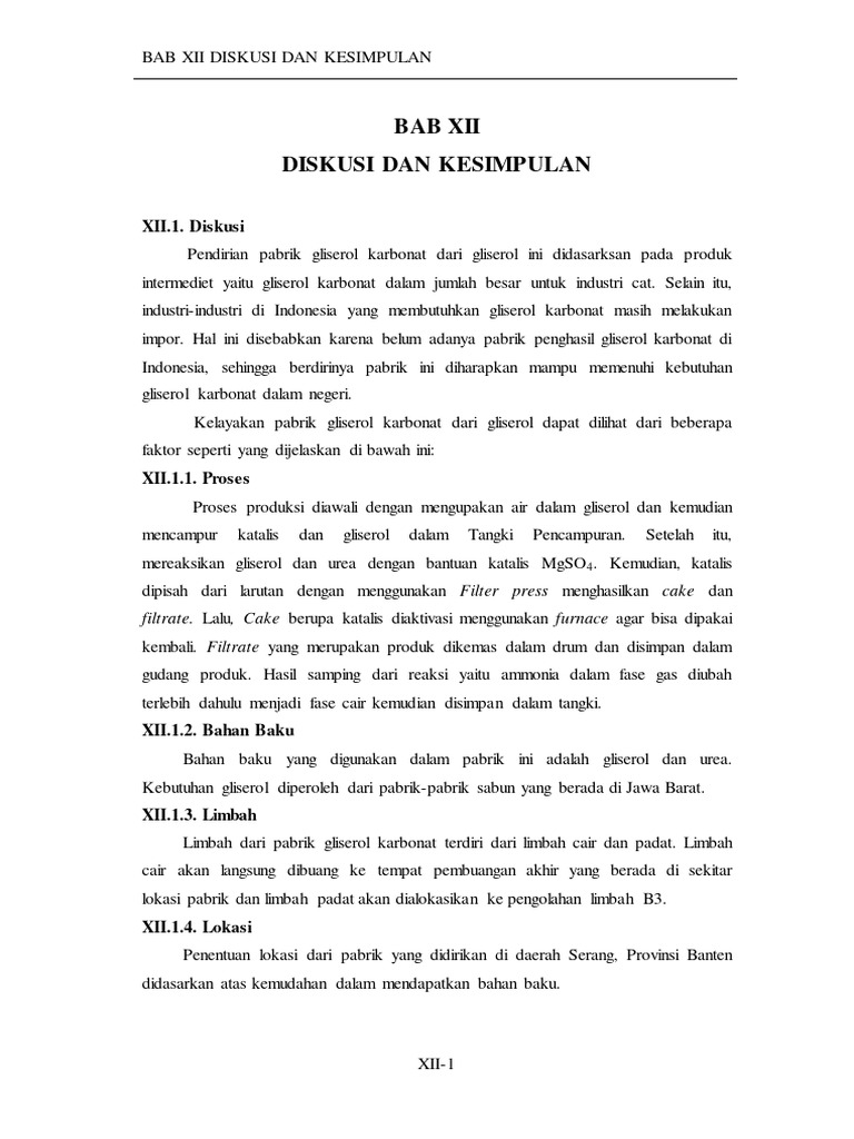 Bab Xii Dan Dapus | PDF | Teknologi & Rekayasa