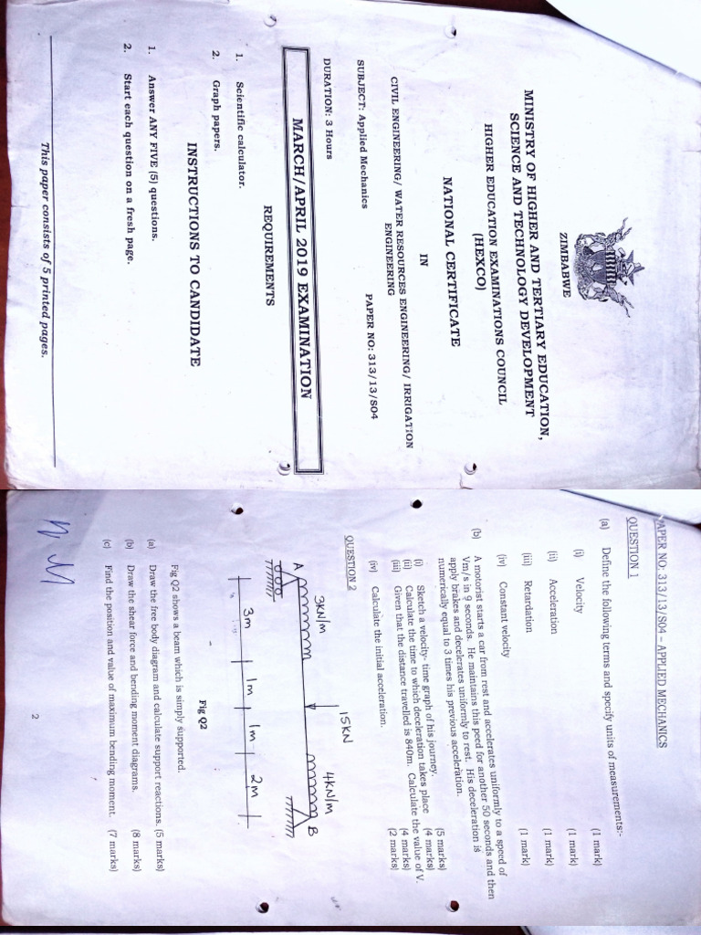 Applied Question Papers | PDF