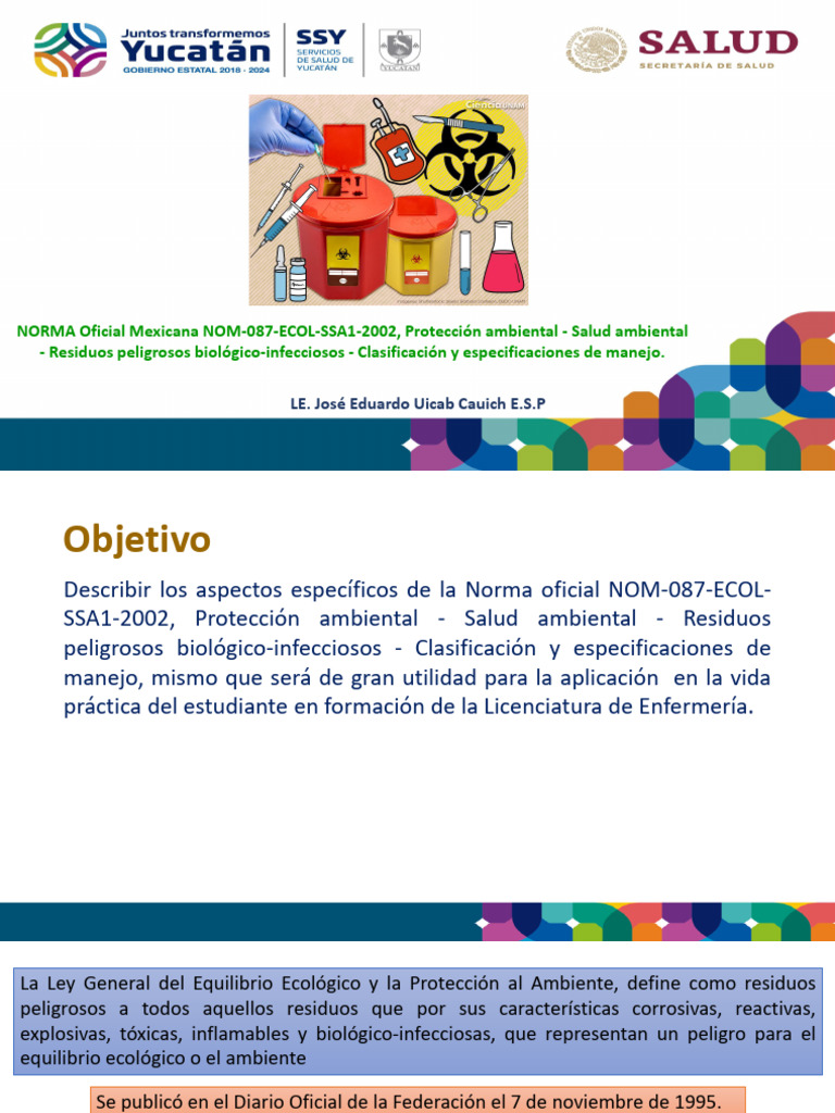 Nom-087-Ssa2-2002 | PDF | Residuos | Sangre