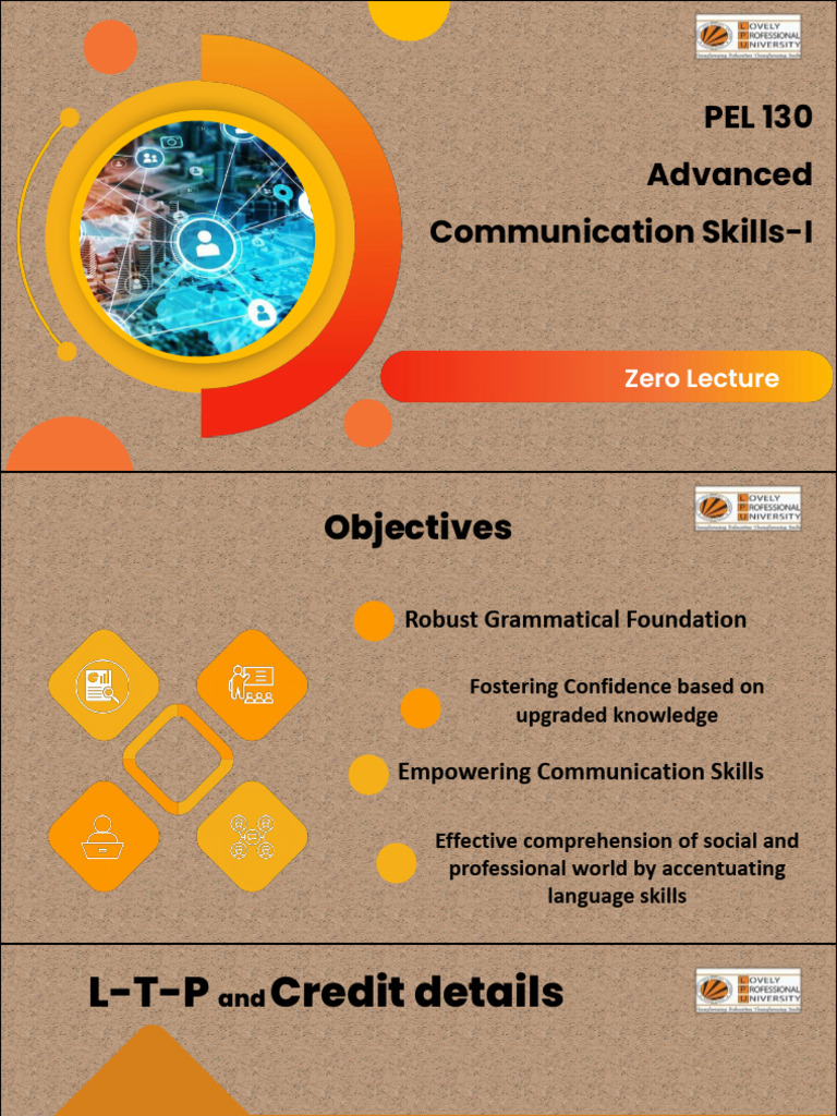 PEL 130 Zero Lecture | PDF | Verb | Preposition And Postposition