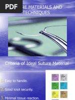 Sutures Comparison Chart | PDF | Surgical Suture | Chemical Substances