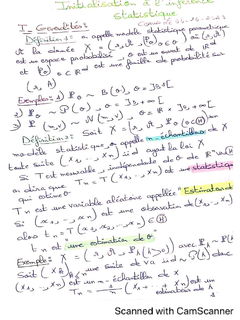 Cours 2 Stat Inf | PDF