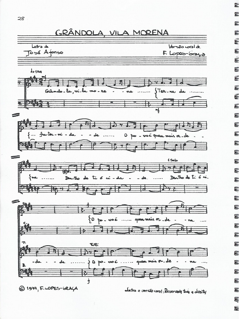 Grândola Vila Morena | PDF