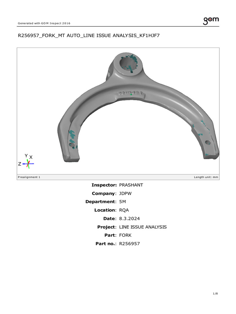Fork Line Issue Analysis | PDF