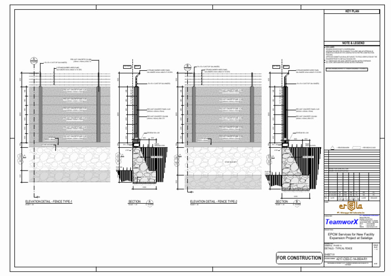 4217-Csd-C-1a-0504-R1-Details - Typical Fence - Sheet 01 | Download ...
