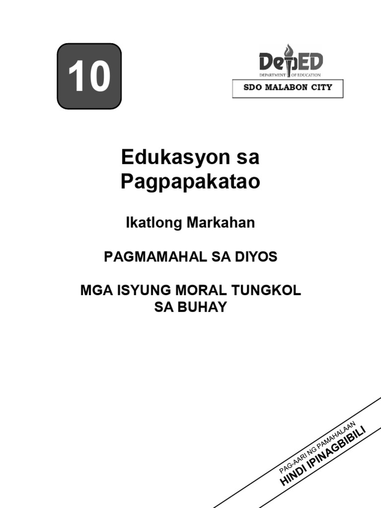 0008 Esp-Grade 10 3rd Quarter-Updated | PDF