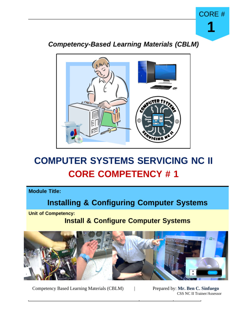 Core 1 Install And Configure Computer Systems 54pgs Pdf Installation Computer Programs