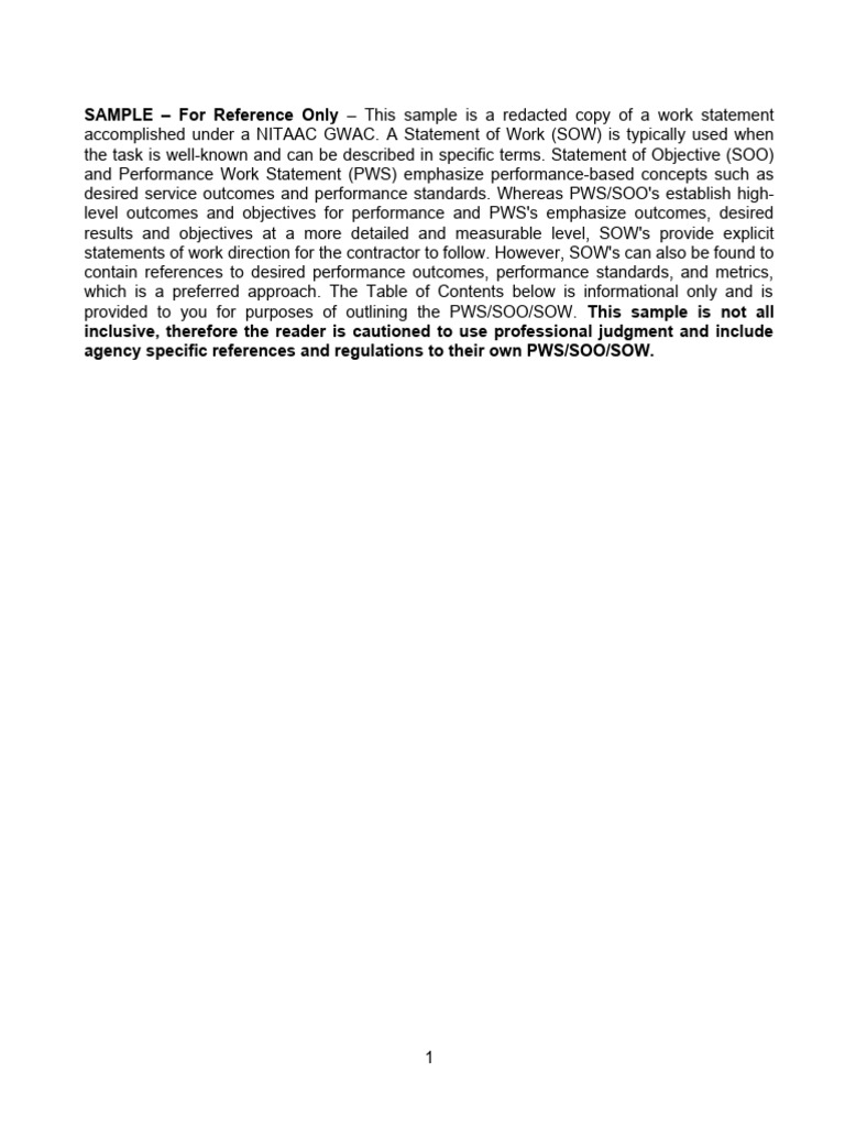 SAMPLE - For Reference Only - This Sample Is A Redacted Copy of A Work ...