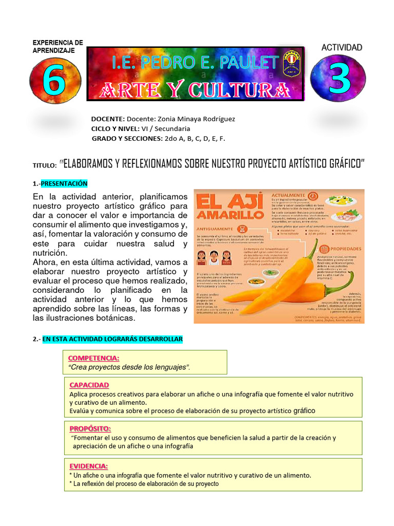 Exp. 6 Activ 3 de 2do | PDF