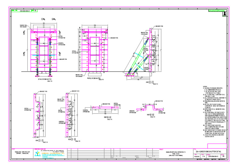 22m I-Girder Shuttering-EnD SHUTTER | PDF