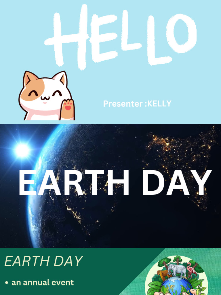 Earth Day Awareness Presentation | PDF | Technology & Engineering