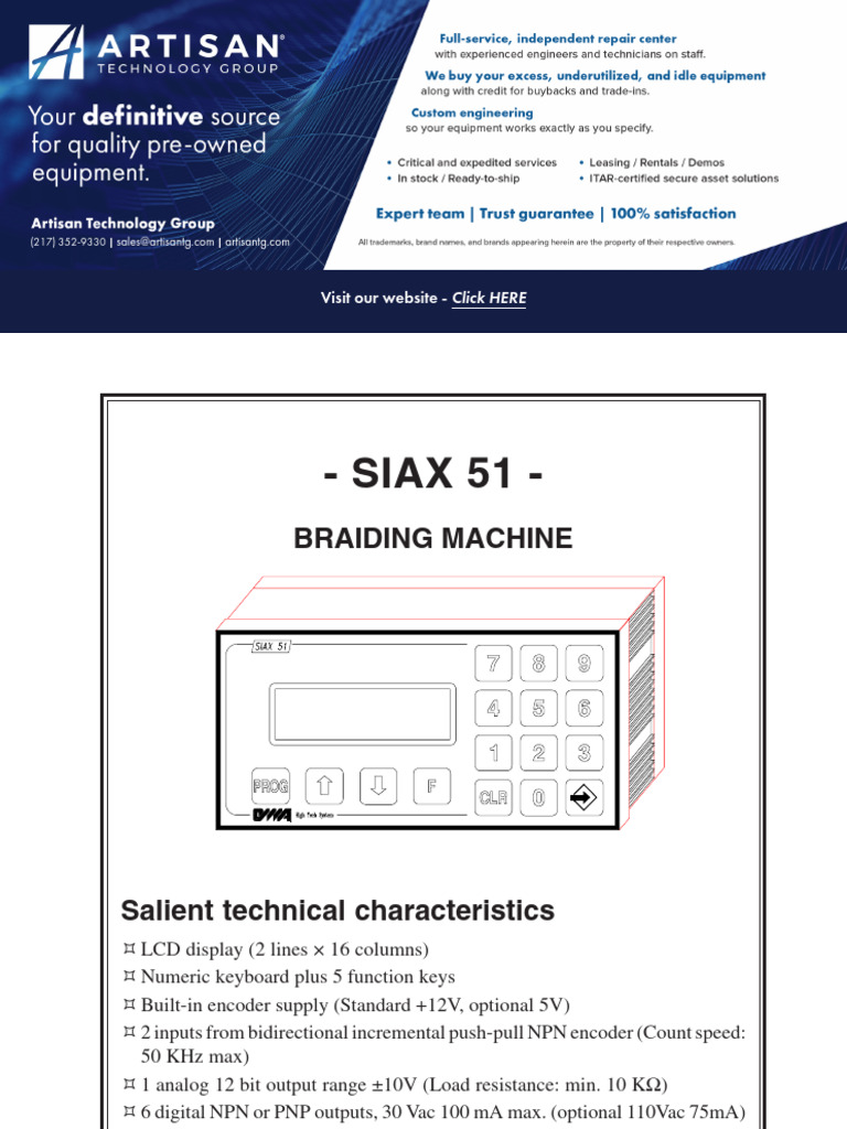 Sipro SIAX 51 Manual 2022101113818 | Download Free PDF | Parameter (Computer Programming ...