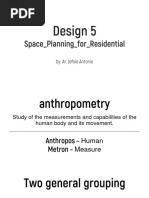 Anthropometry For Interior Design | PDF | Anthropometry | Human Factors ...