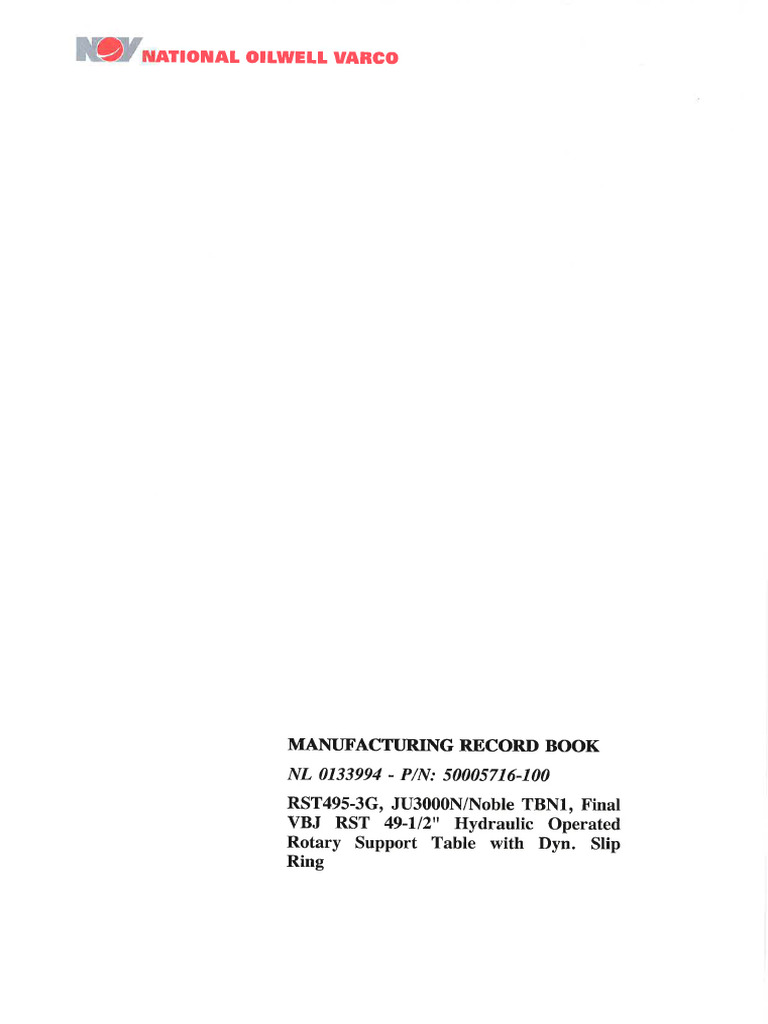F2815 50005716-100 X0 MRB Rotary Table NL0133994 | PDF | Electrical ...