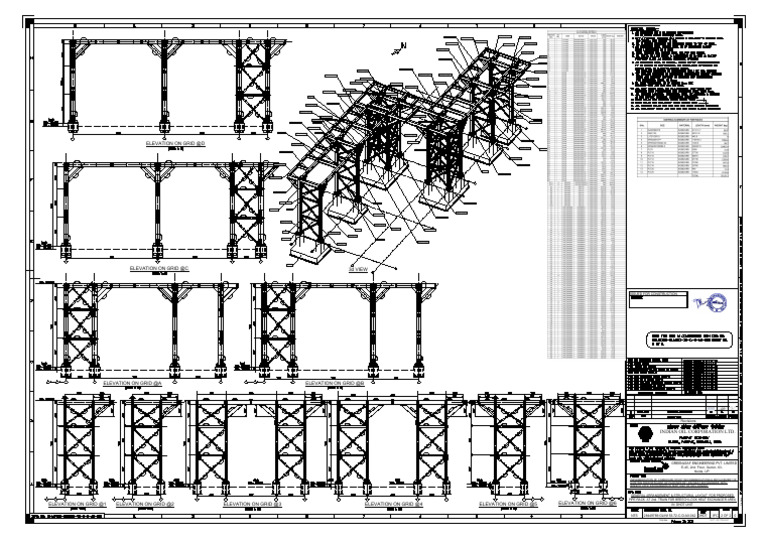 28449789-Glin153-72-C-D-A0-042 Rev 0 Structural Layout of Pipe Rack G A ...