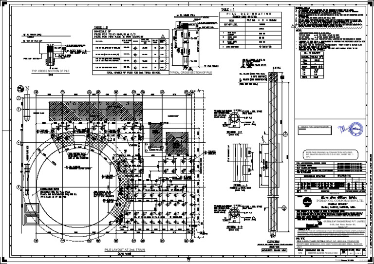 28449789-GLIN153-72-C-D-A1-02 Rev 2 PILE LAYOUT DWG-SHT-2 | PDF