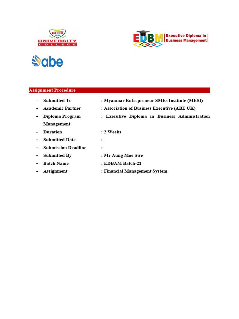 Financial Management System | Download Free PDF | Investing | Dividend