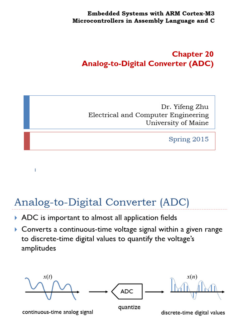 Understanding ADC in ARM Systems | PDF | Analog To Digital Converter ...
