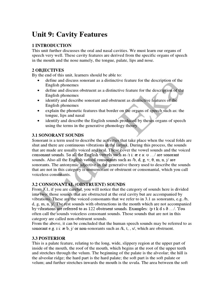 u9_cavity_features | PDF | Phonetics | Phonology
