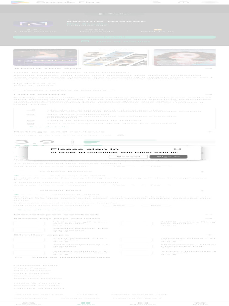 Movie Maker - Apps On Google Play | PDF | Exposure (Photography) | Imaging