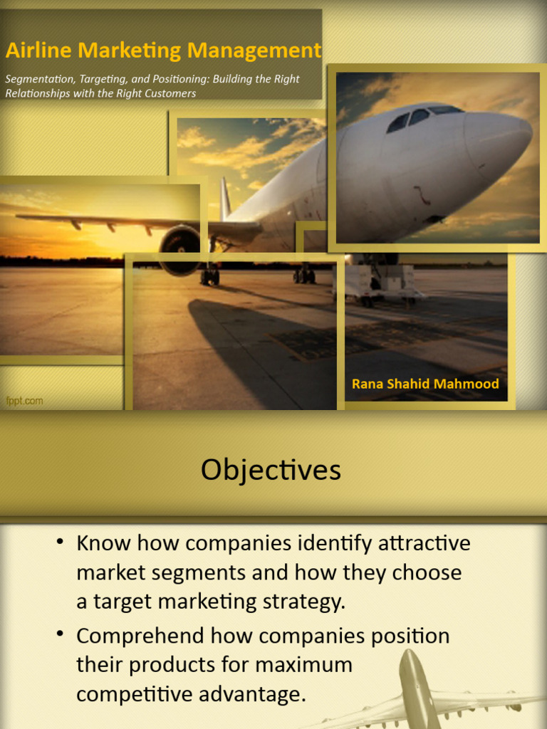 Airline Marketing Management (Segmentation, Targeting, and Positioning ...