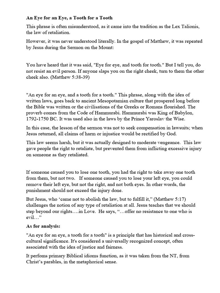 Biblical Idioms | PDF | Bible