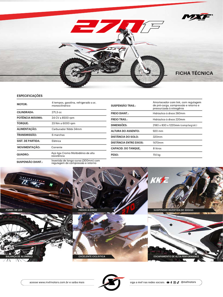 FICHA-TECNICA-270F | PDF | Veículo motorizado | Veículos