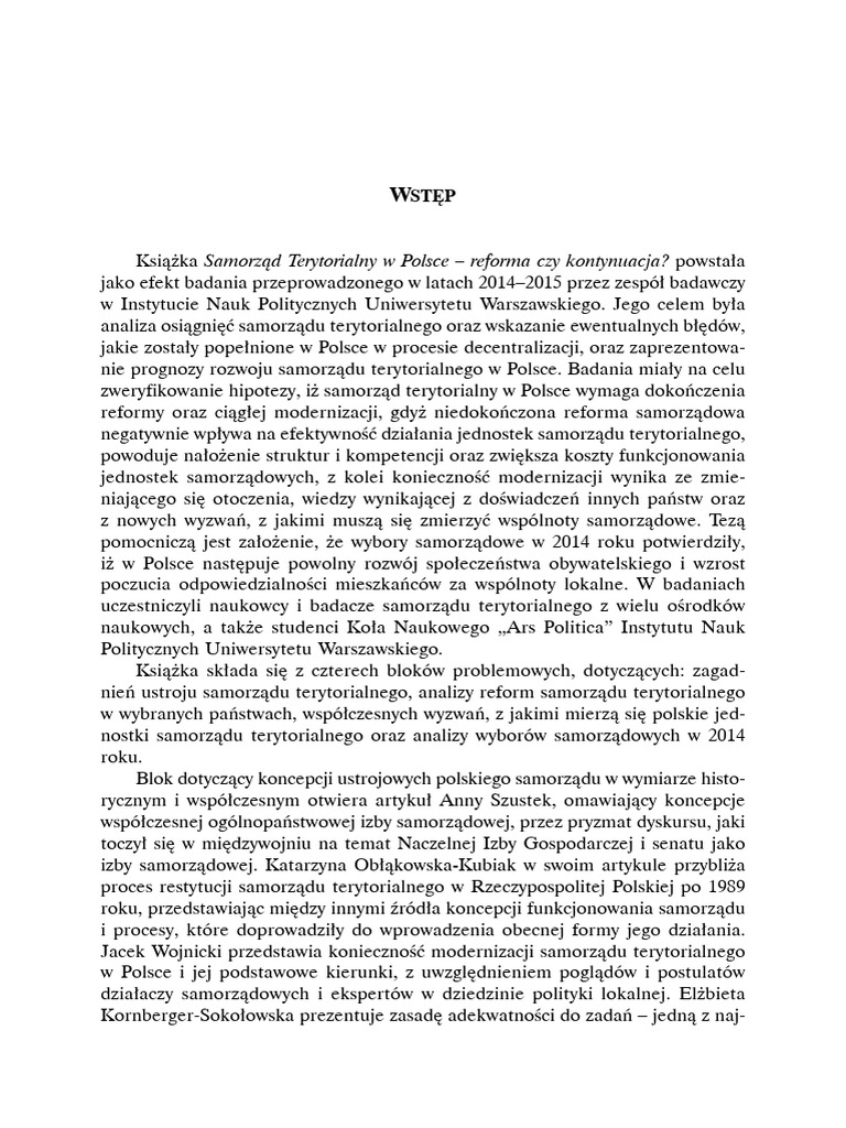 Samorzad Teryt WSTEP | PDF